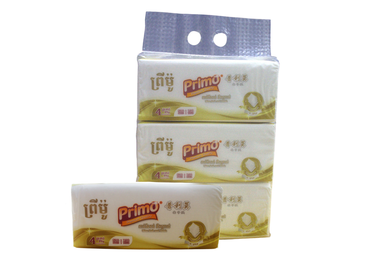 Makroclick | Primo Tissue Purple 4ply 520sheet x 3